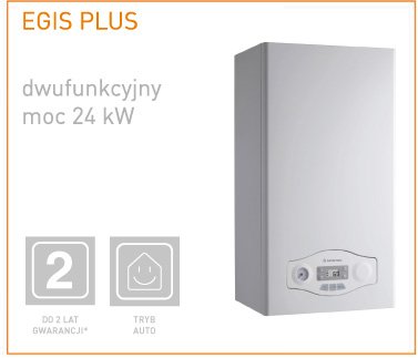 Ariston Egis Plus 24 FF - Kocioł gazowy wiszący - RTVAGD Sklep Internetowy Merkury